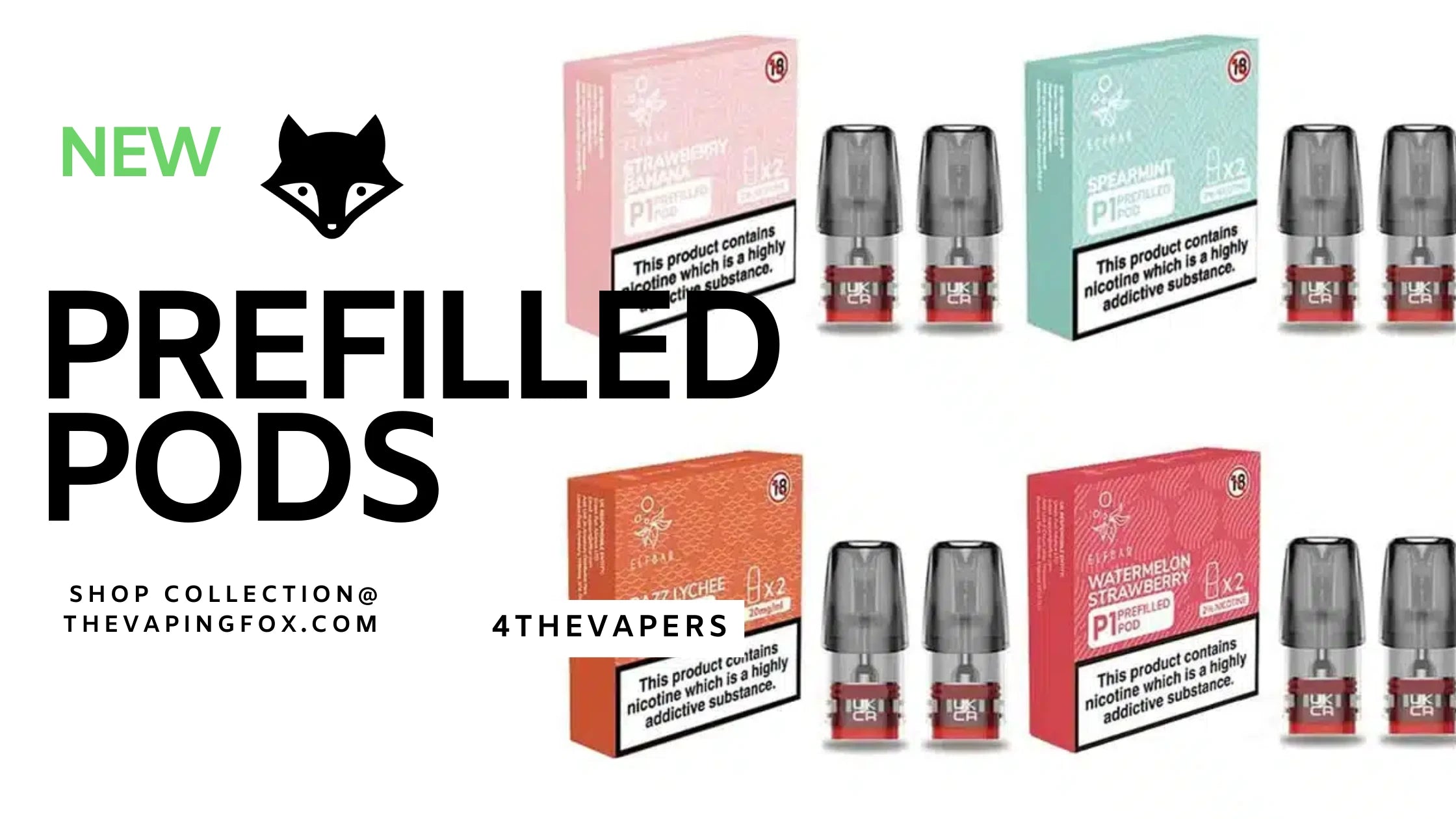 Pre filled Pods – Vape Fox